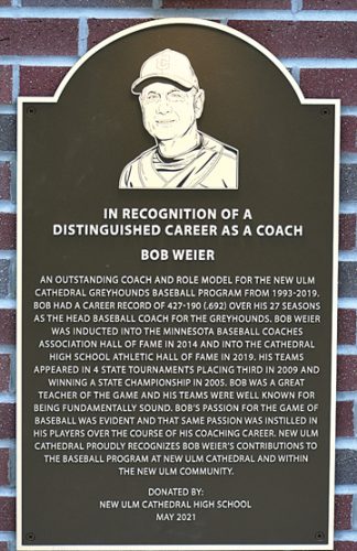 Weier honored at Johnson Park | News, Sports, Jobs - The Journal